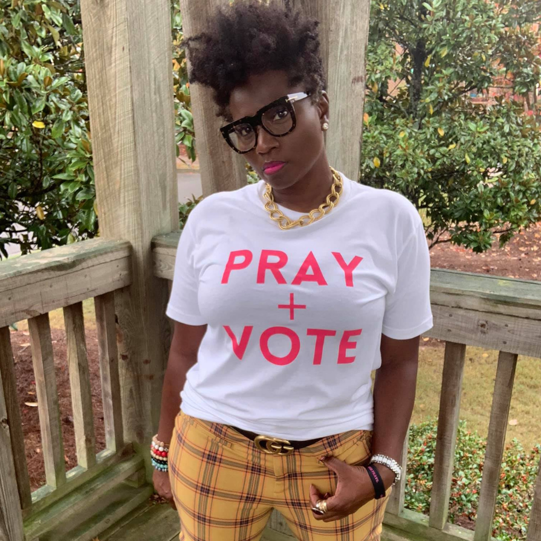 PRAY+VOTE Tee – GirlsWhoPray